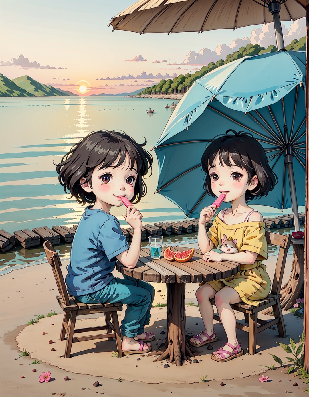 夏日炎炎，有你最甜 吐司