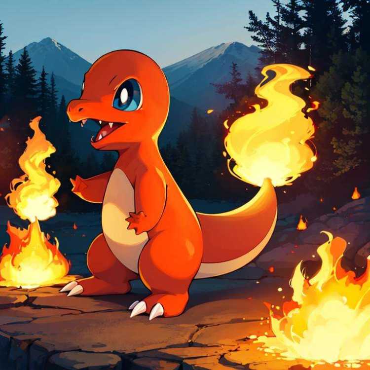 Charmander (Pokemon) (Pokedex #0004) - v1.0 | Stable Diffusion Model ...