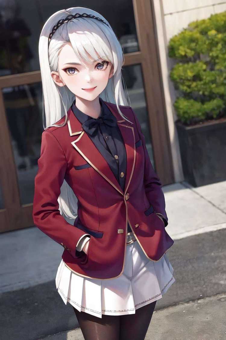 Fuka Kiryuin |实教鬼龙院枫花 | きりゅういんふうか (Classroom of the Elite) - white ...