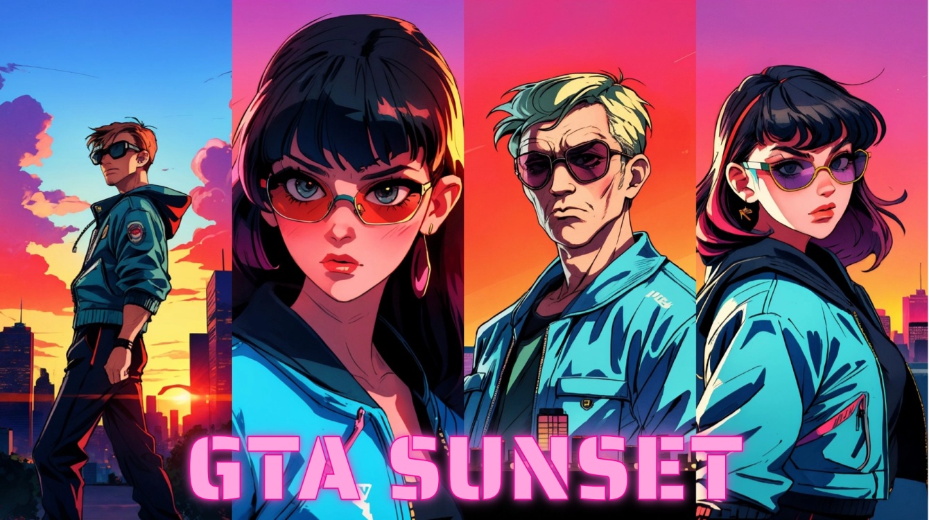GTA Sunset Style Txt2Img Ai Generator | ComfyUI Workflow | Tensor.Art Green